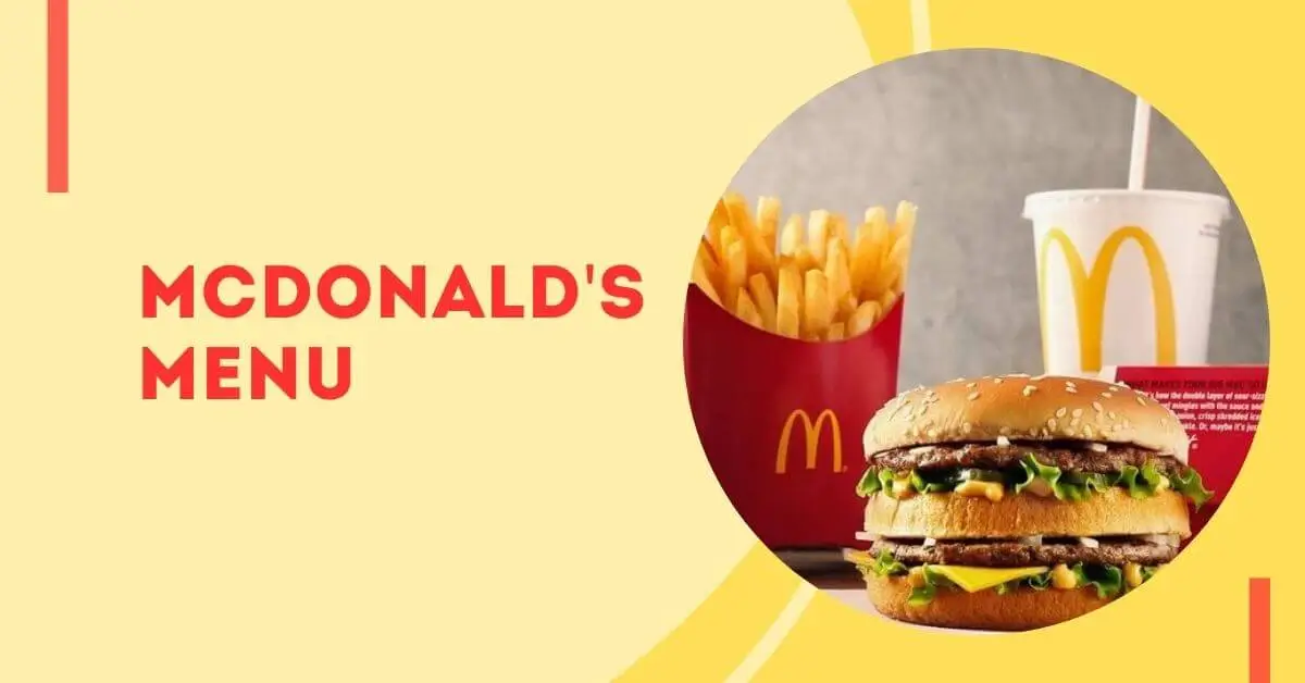 Mcdonald's Menu with Prices In NZ 2024
