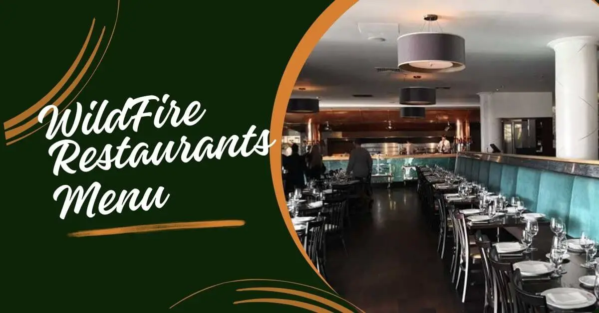 Wildfire Menu Prices NZ 2024