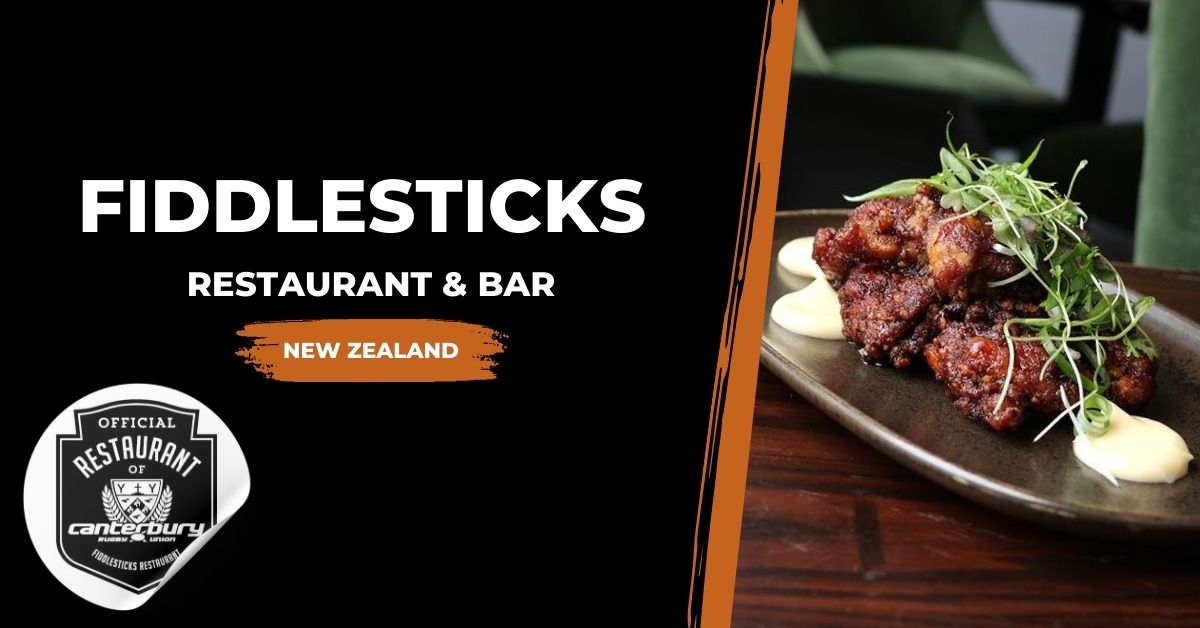 Fiddlesticks Restaurant & Bar Menu with Prices New Zealand 2024
