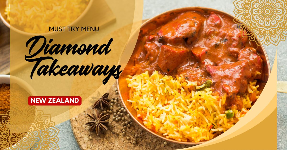 Diamond Takeaways Menu with prices New Zealand 2025