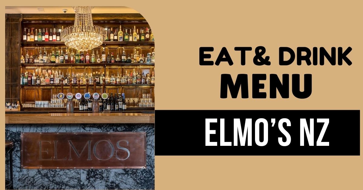 Elmo's Menu with Prices New Zealand 2024